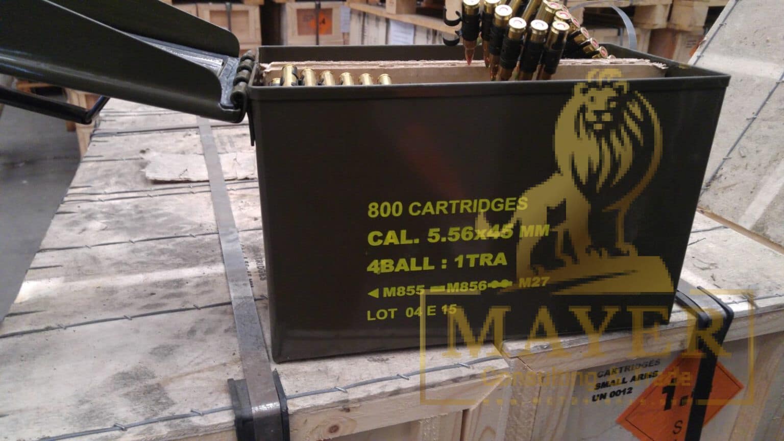 5.56x45 4+1 Linked M855 Ball/M856 Tracer Ammunition