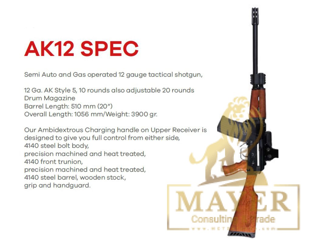 AK Style Shotguns In 12 Gauge